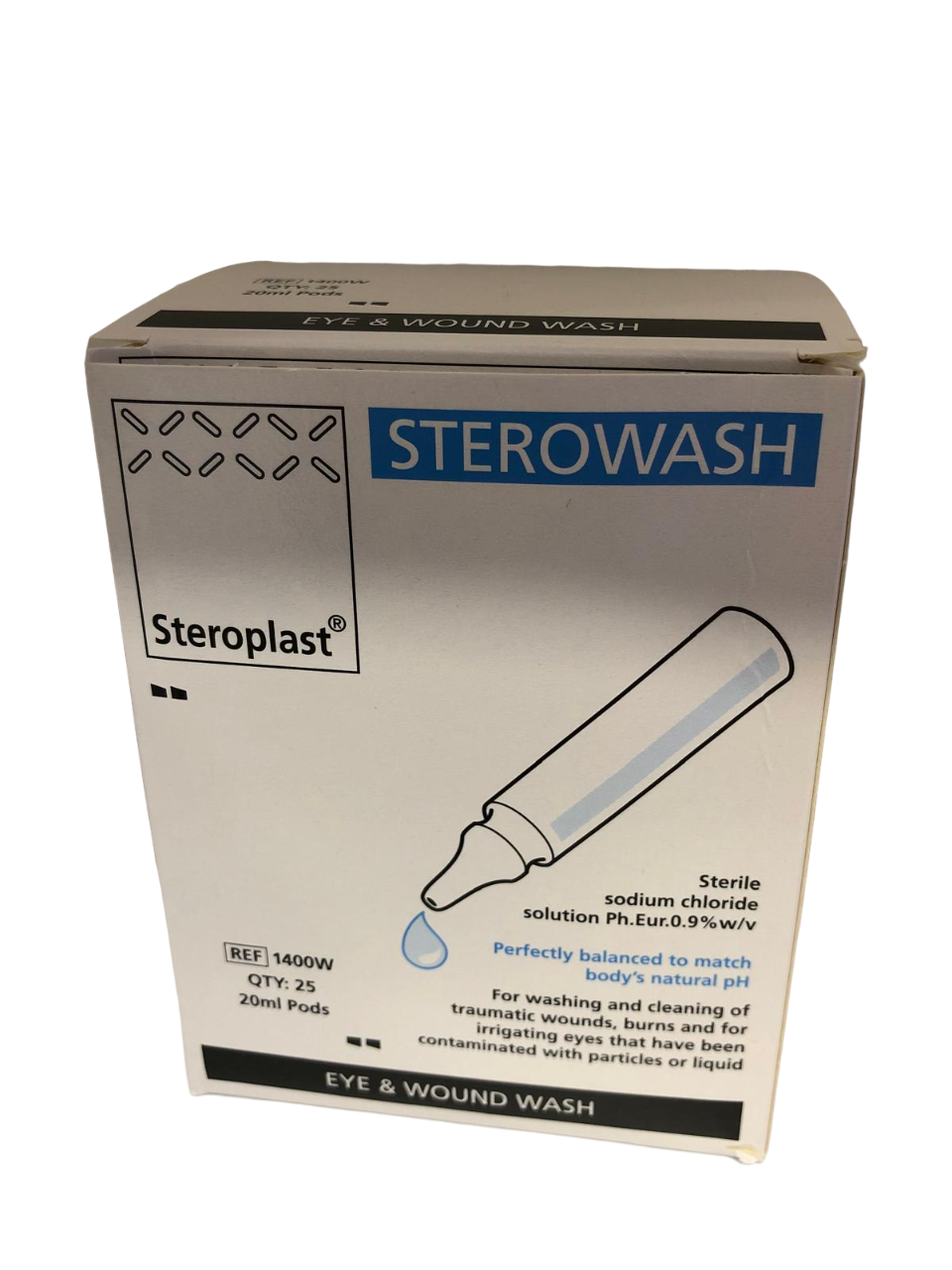 Steri Wash oogspoelampullen 25 x 20 ml. steriel