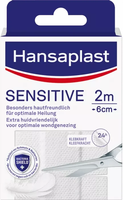 Hansaplast Wondpleister Sensitive 200 x 6 cm.