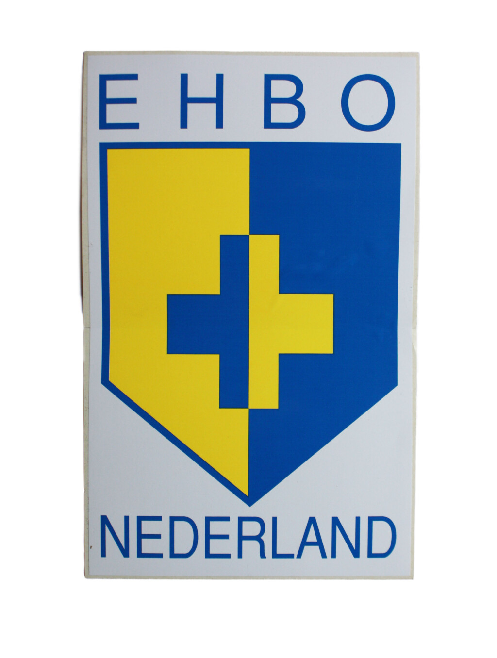 EHBO Nederland sticker afm. 75x100 mm.